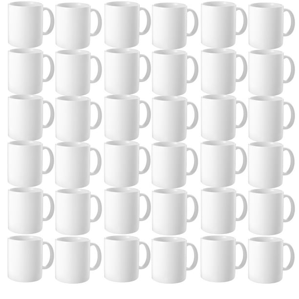 Sublimation Mugs 11oz Plain Blank White Coated Ceramic Coffee Mug for ...