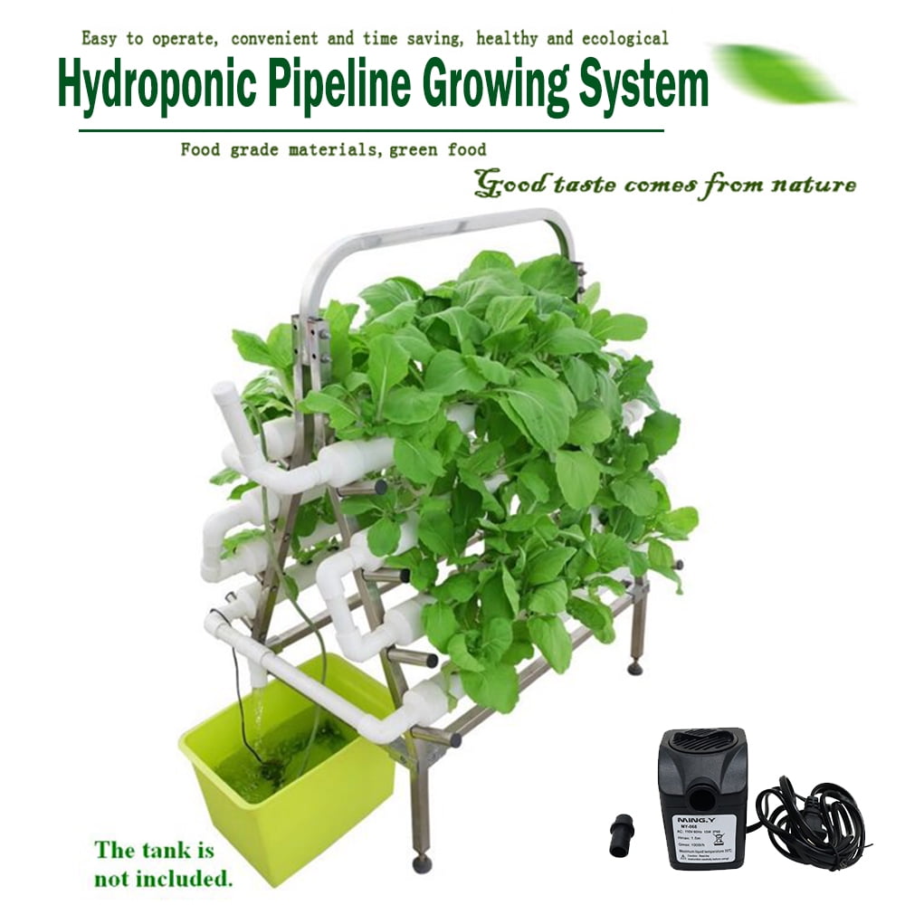 TECHTONGDA Hydroponic 88 Holes Site Grow Kit Vegetable Planter Garden ...