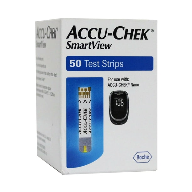 Accu-Chek SmartView Test Strips, 50 Count - Walmart.com
