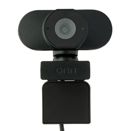 onn. Webcam with Ring Light w/3 LED Levels, Autofocus, Built-in ...