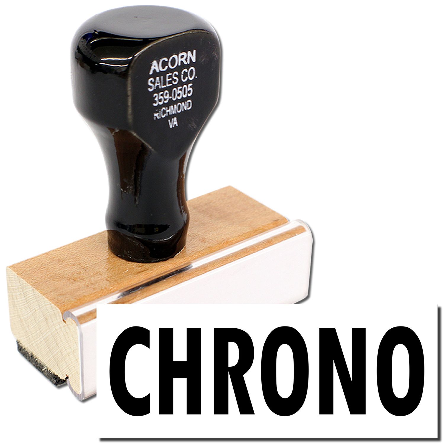 Chrono Rubber Stamp, Wooden Handle Rubber Stamp, Laser Engraved Dies ...