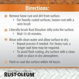 Rust-Oleum Rust Dissolver Jelly, 8 oz, Gel Clings to Metal Surfaces ...