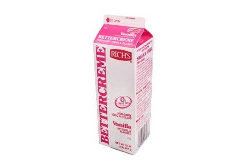 Richs Vanilla Bettercreme Ready-to-Whip Non-Dairy Liquid Icing and ...