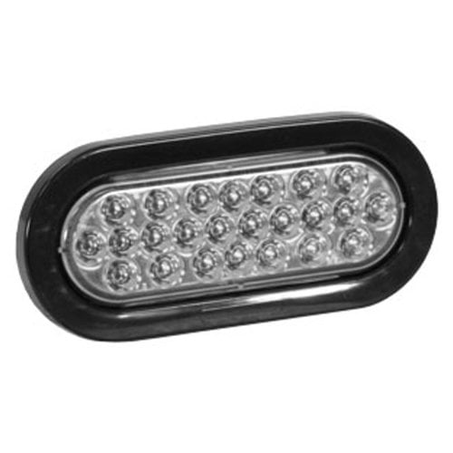 Global Industrial 6-1/2" Oval Clear Strobe Light - Walmart.com