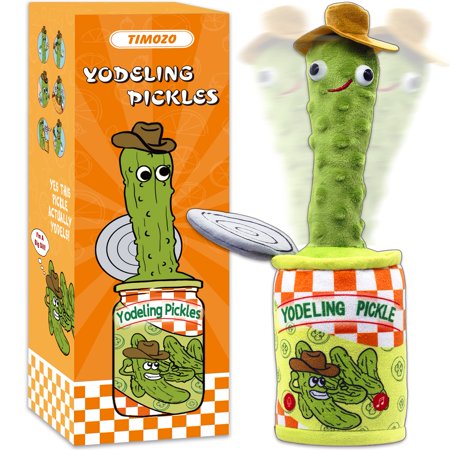 Yodeling Pickle, Talking Yodeling Toy Repeats What You Say, Singing ...