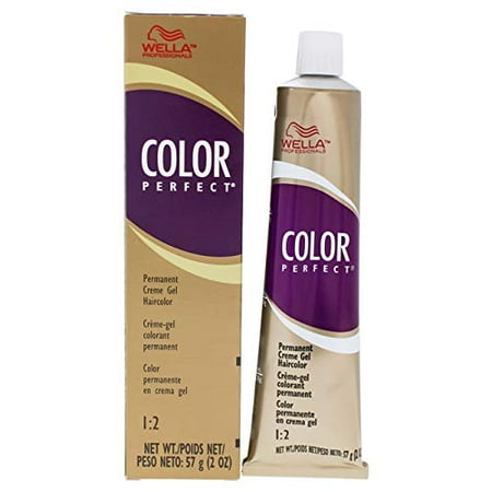 Wella Color Perfect Permanent Creme Gel Haircolor - for Women, 8rg ...