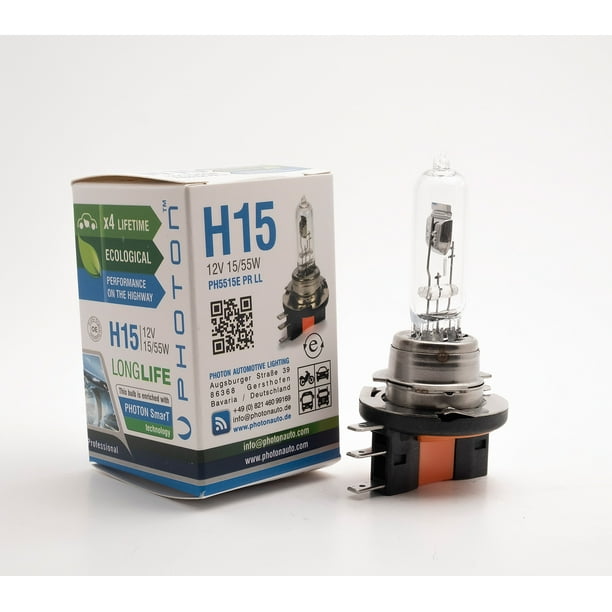 Photon H15 Long Life Halogen Bulb - 30% Brighter Light Edition ...