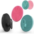 Food-Grade Soft Silicone Body Scrubber Shower Brush Handheld Cleansing ...