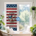 4th of July Window Privacy Film, USA Flag Star Red Stripes Stained ...