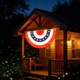 6 Pack Patriotic Bunting Banners, 70.87 x 35.43 in Red White Blue Flag ...