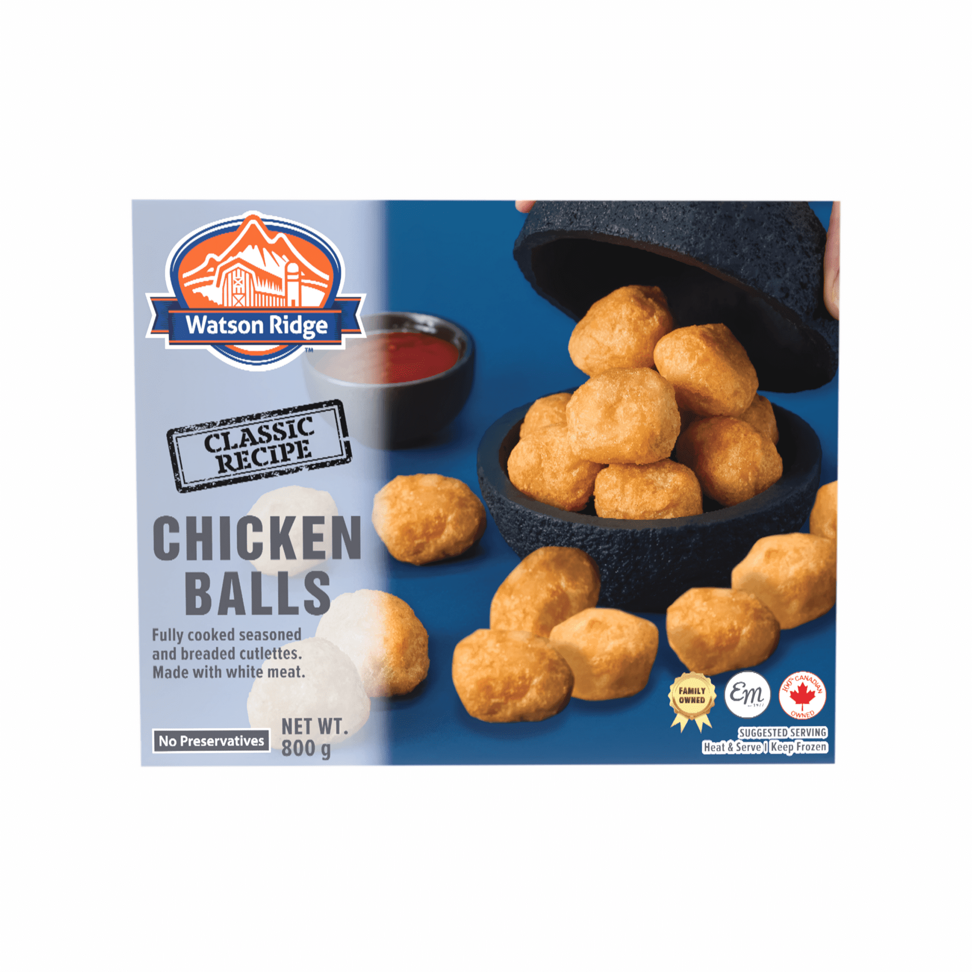 Click here for Watson Ridge Chicken Balls 800g prices