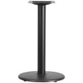 BizChair 18'' Round Restaurant Table Base with 3'' Dia. Table Height ...