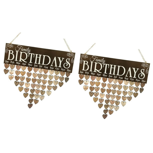 2 Uds., Cumpleaños Familiares, Recordatorio de , Calendario, licencia ...