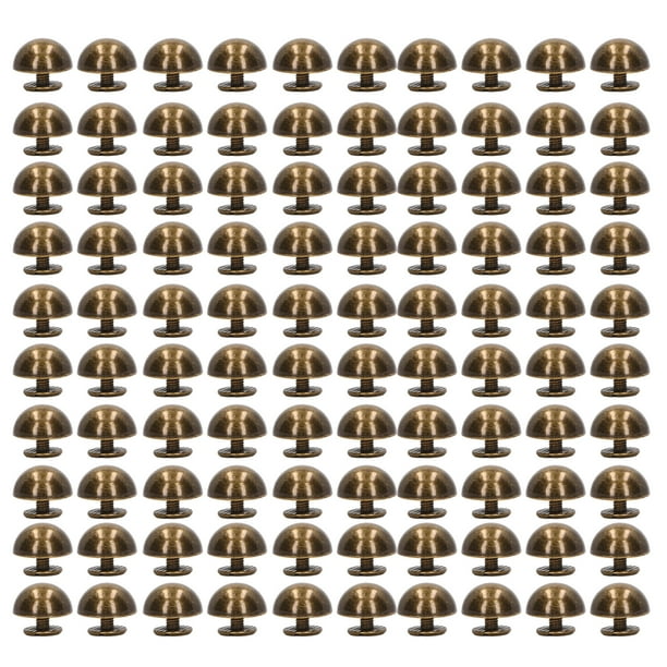 Mushroom Rivet,100 Sets Mushroom Rivet Round Head Rivets Round Rivets ...