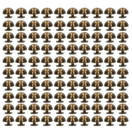 Mushroom Rivet,100 Sets Mushroom Rivet Round Head Rivets Round Rivets ...