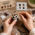 3D Beaded Animal DIY Kit Craft Set - Hobbyist Handmade Beadwork Art and ...
