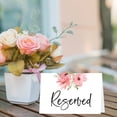 Koyal Wholesale Pink Spring Florals Table Reserved Signs for Wedding ...