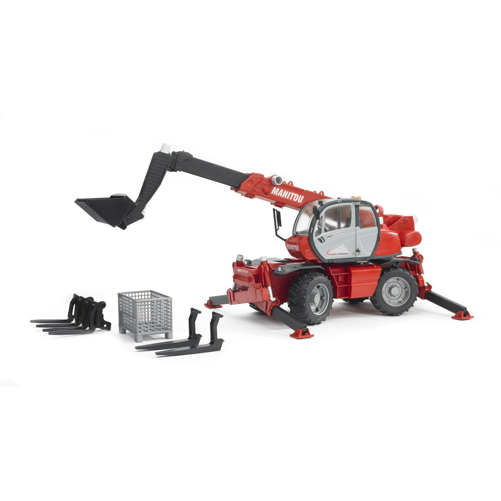 Click here for Bruder - 02129 Construction: Manitou Telehandler M... prices