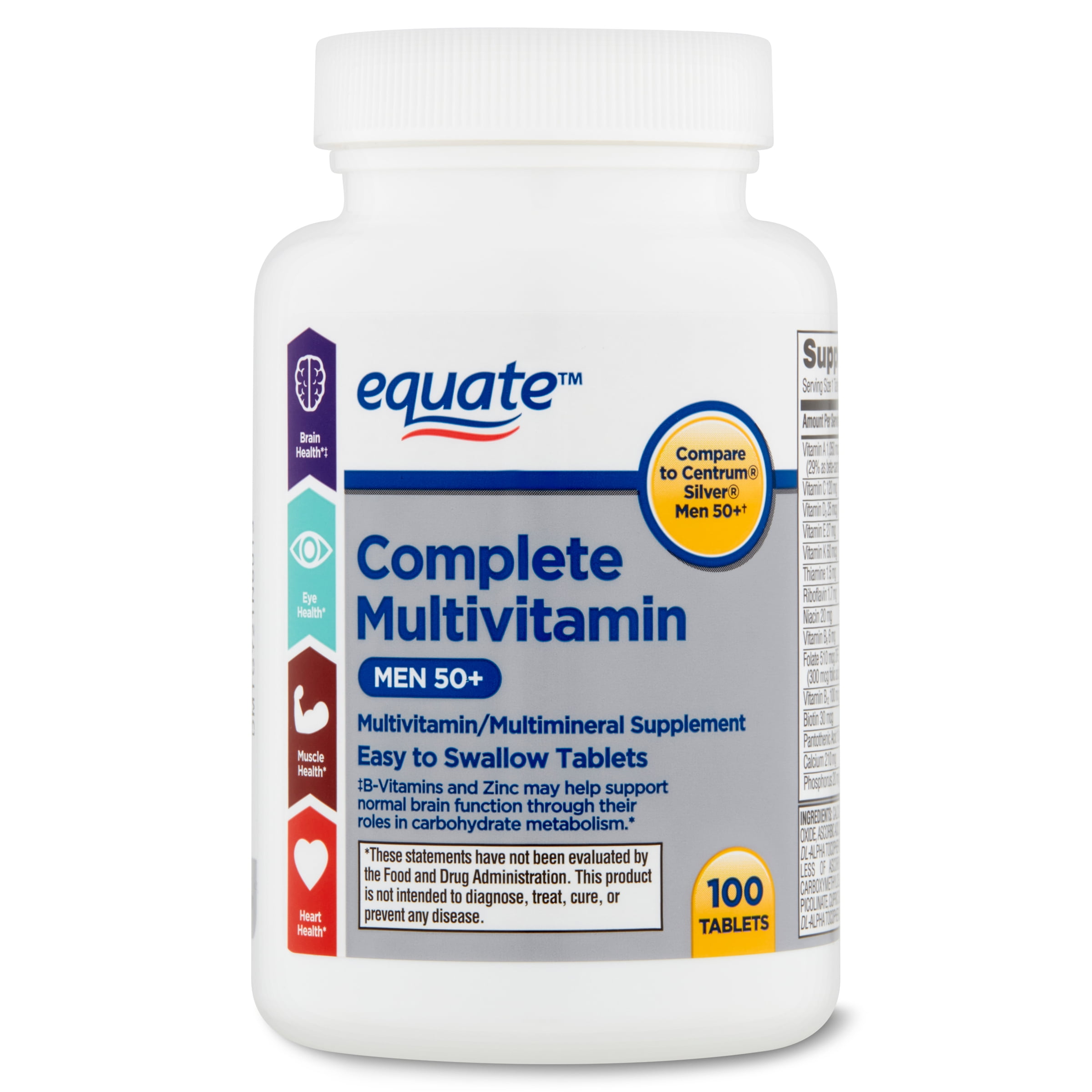 Equate One Daily Mens Health Multivitamin Multimineral Supplement