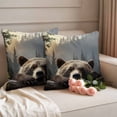 Bear Outdoor Waterproof Throw Pillow Covers Set of 2, 18"x18", Animal ...