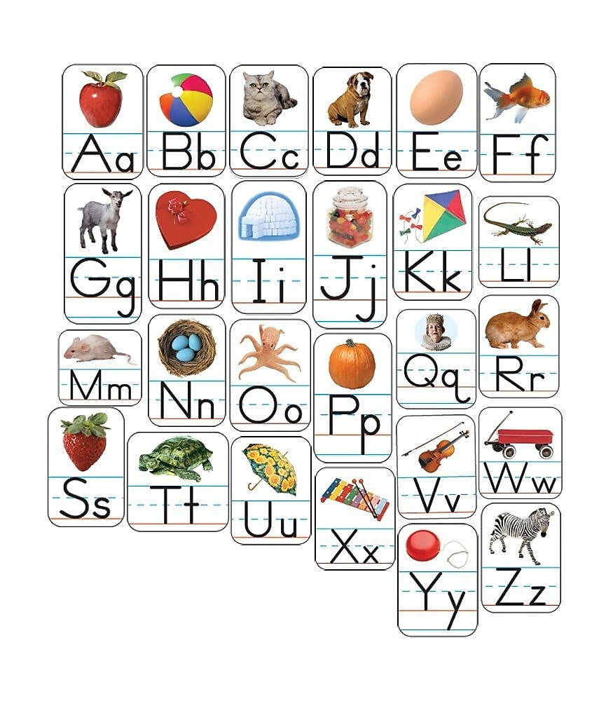 Carson Dellosa Alphabet Photographic Shape Stickers
