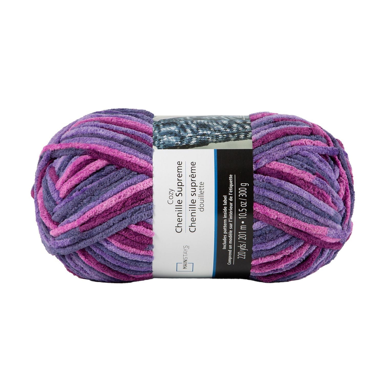 Click here for Mainstays Cozy Purple Chenille Yarn prices