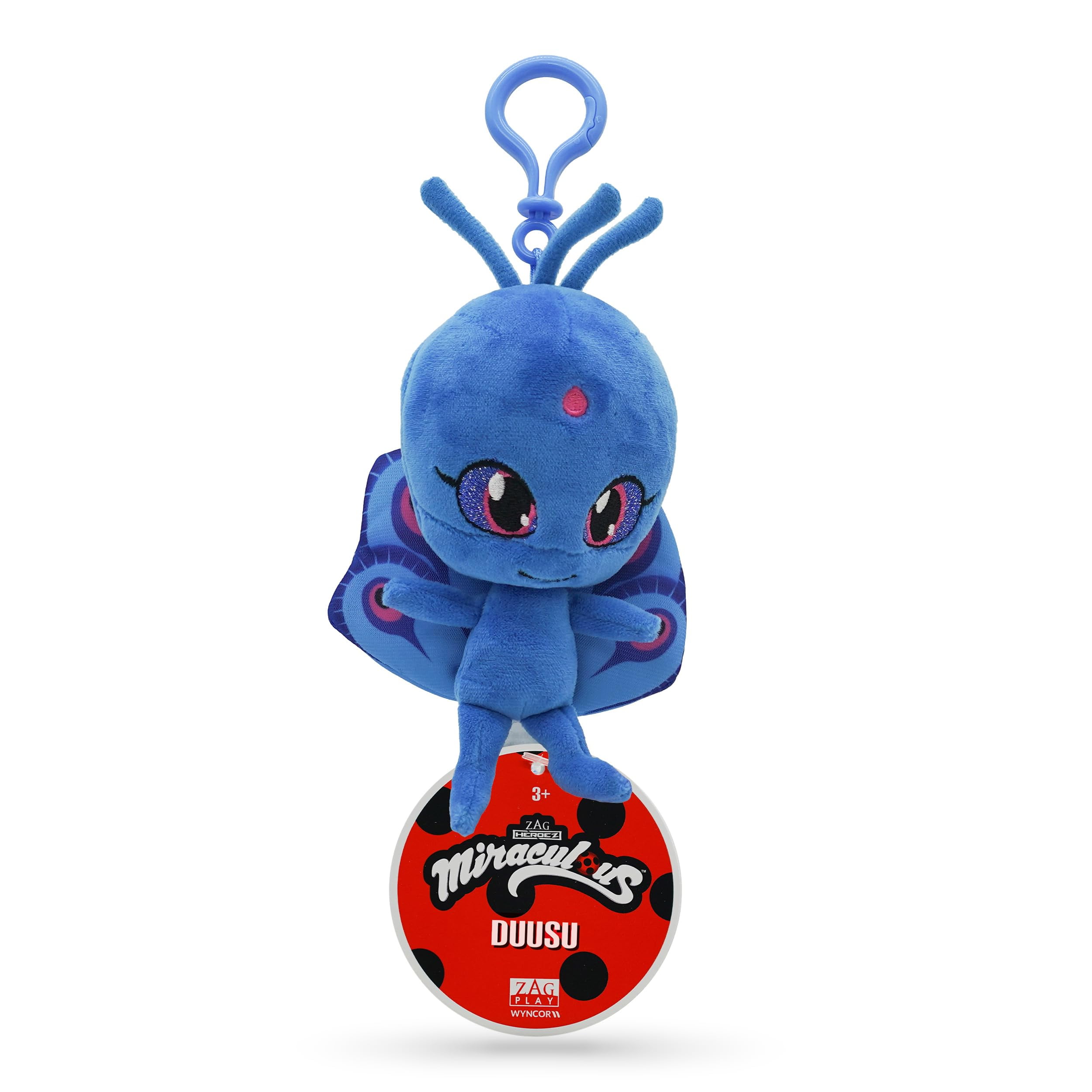 Peluche Miraculous Ladybug Kwami Lifesize Duusu 13 cm con clip ...