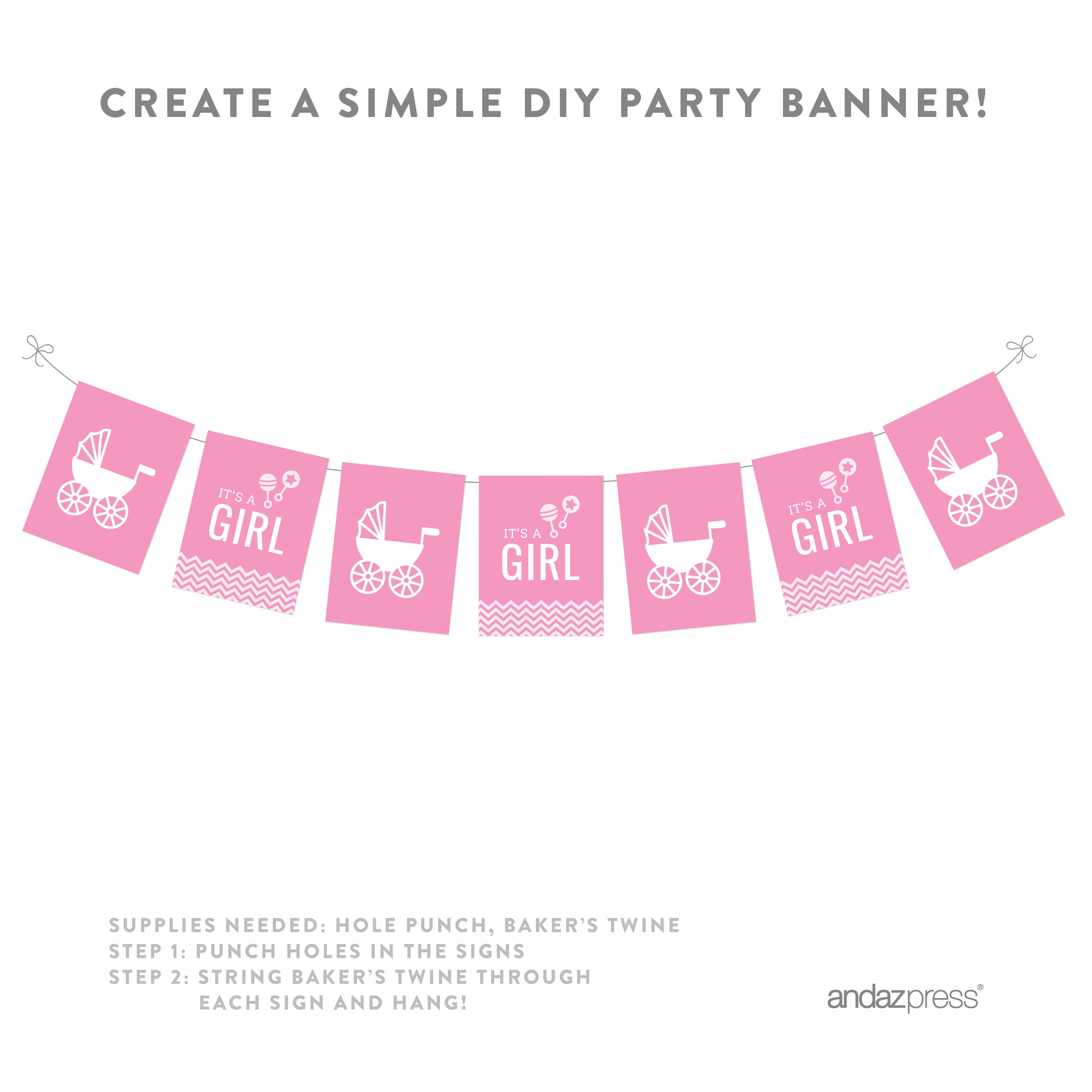 Chevron Baby Shower Decorations