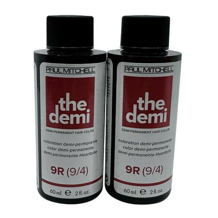 Paul Mitchell The Demi Demi Permanent Hair Color 9R 2 OZ Set of 2 ...
