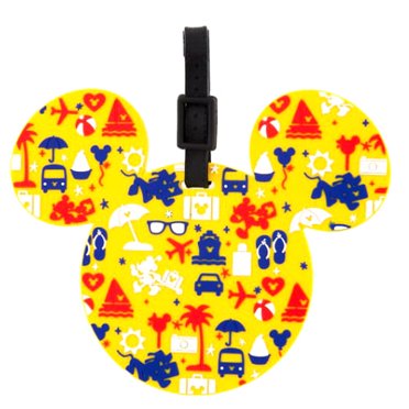 Disney Luggage Tag Set | 4 Pcs Set Mickey Mouse and Minnie Mouse ...