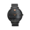Movado Ultra Slim 35mm PVD Steel Black MOP Dial Quartz Ladies Watch ...