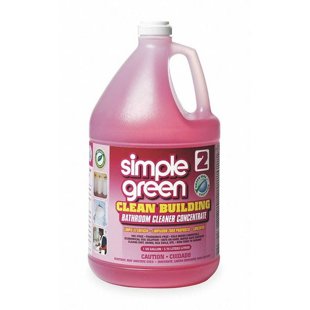 Simple Green Bathroom Cleaner,1 gal,Jug,PK2 1210000211101 - Walmart.com