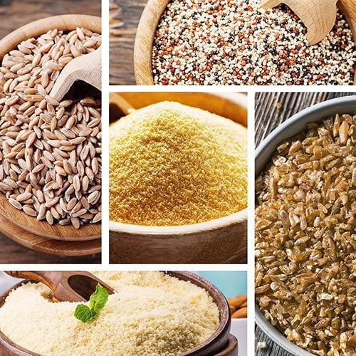 igourmet Assortment of Bulk Grains and Bulk Flour: 25 LB - Including ...