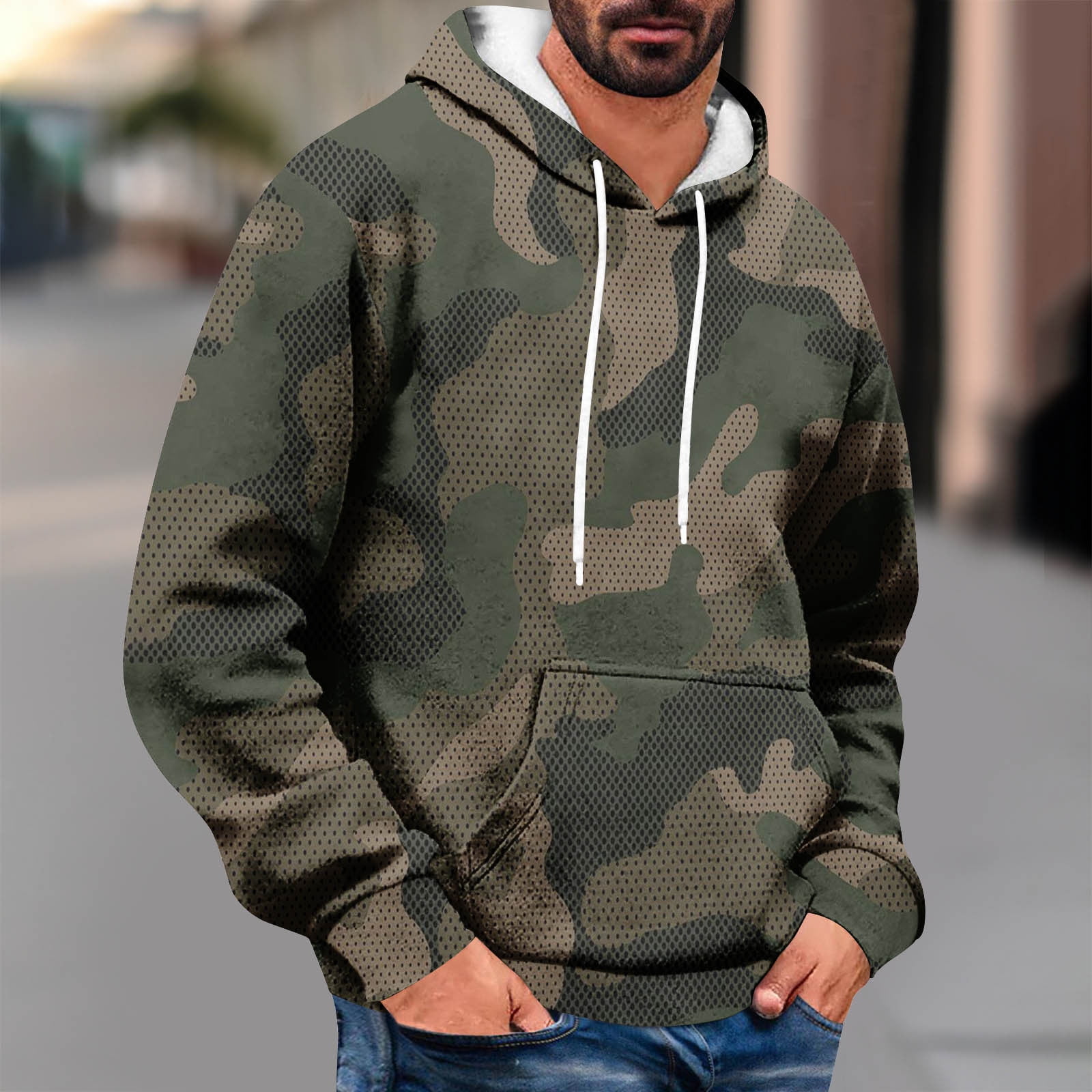 Click here for Uveasisha Mens Graphic Hoodies Pullover 2025 Fashi... prices