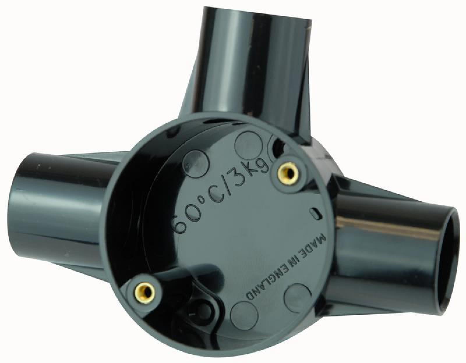 PRO POWER - 3-Way T-Box - 25mm System - Black - Walmart.com