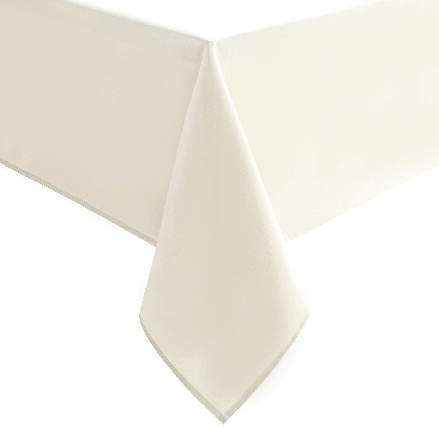 Hiasan Ivory Tablecloth Square - Waterproof and Spillproof Washable ...