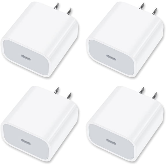 PYYAN-[4 Pack] USB-C Wall Charger, 20W USB-C Power Adapter Replacement ...