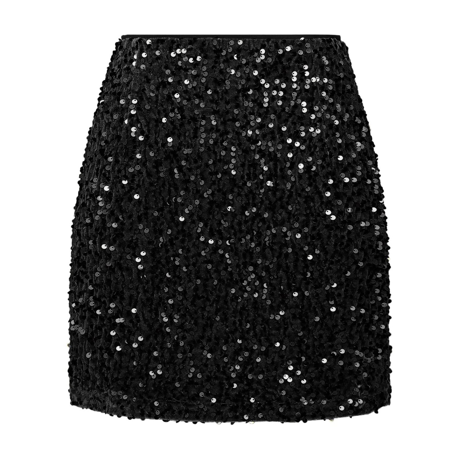 Click here for Aocisk Womens Sequin Glitter Bodycon Mini Skirt Hi... prices