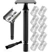 Men's Adjustable Traditional Classic Double Edge Chrome Shaving Safety ...