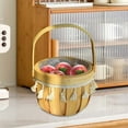 cbzote Food Storage Portable Woven with Handle for Indoor Outdoor Use ...