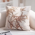 45x45CM Brown Vintage Nordic Throw Pillow Cover Cream Light luxury Sofa ...