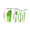4Pcs Mini Gardening Tool Set With Soil Scoop & Shovel & Rake & Dibber ...