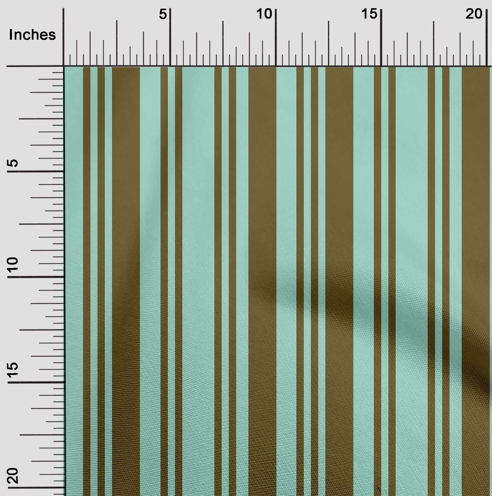 oneOone Silk Tabby Fabric Bayadere Stripe Printed Fabric 1 Yard 42 Inch ...