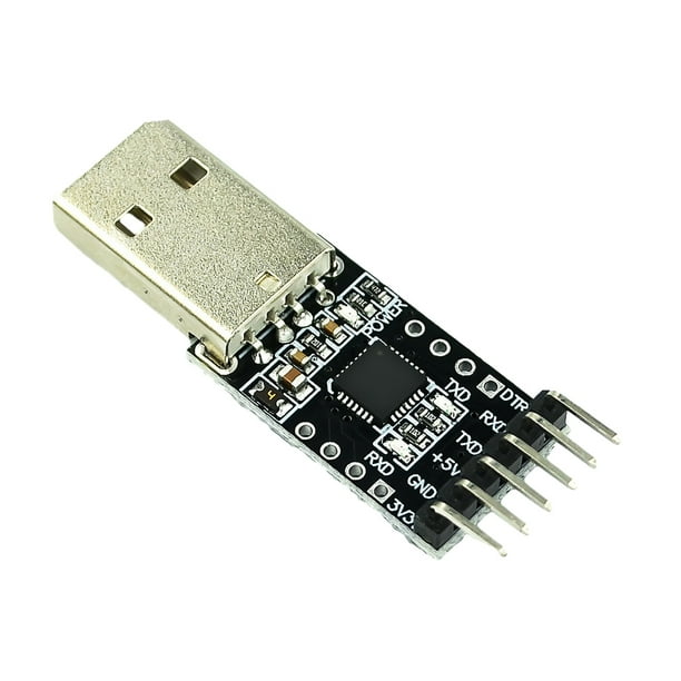 Módulo conector CP2102 CH9102 Wdftyju convertidor serie 5PIN/6PIN USB a TTL para Arduino ...