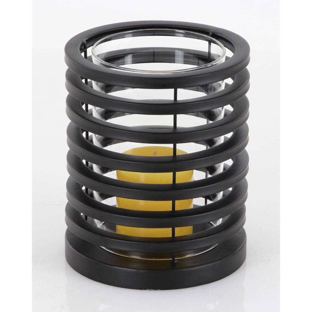 Kelly Circular Candle Holder, Black - Walmart.com