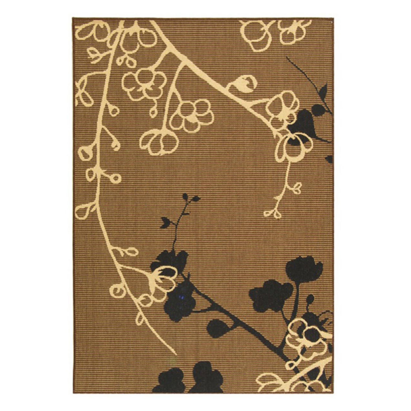 SAFAVIEH Courtyard Christian Floral Indoor/Outdoor Area Rug, 8' x 11 ...