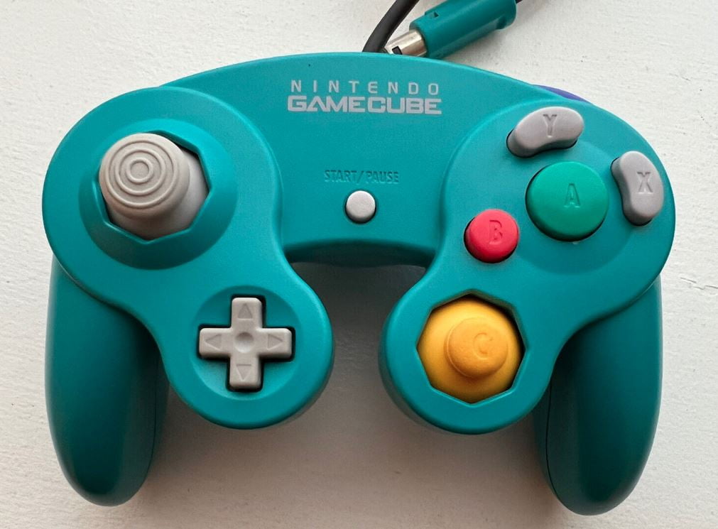 Authentic GameCube Classic Wired Controller - Emerald Green - Rare ...