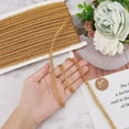 25Yds Polyester Woven Gimp Trim Metallic Gimp Braid Trim Gold Lace ...