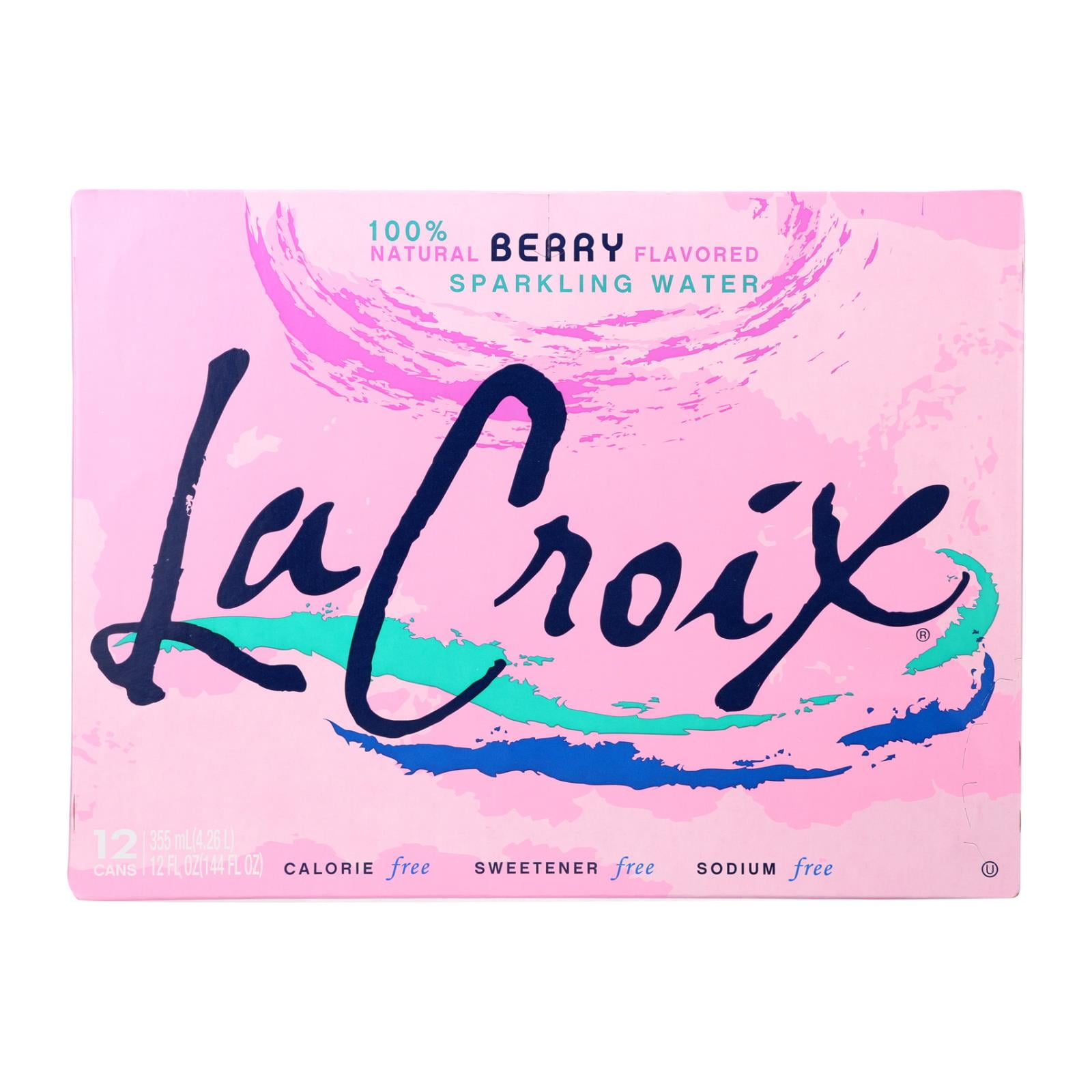Lacroix Sparkling Water - Berry - Case of 2 - 12 Fl oz. - Walmart.com