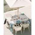 60x120 Inch Outdoor Tablecloth with Umbrella Hole Zipper Rectangle ...